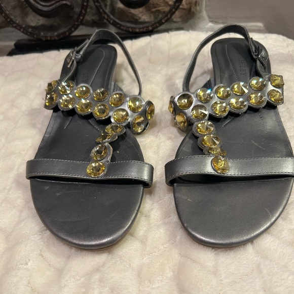 Laura Ashley | Shoes | Vintage Laura Ashley Kitten Heel Sandals | Poshmark